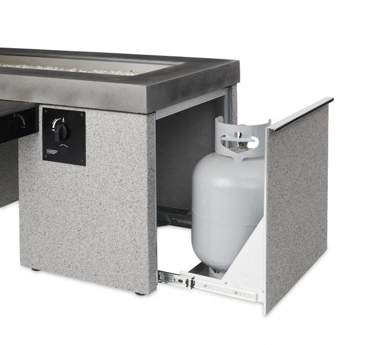 Uptown Linear Gas Fire Pit Table – Steepleton