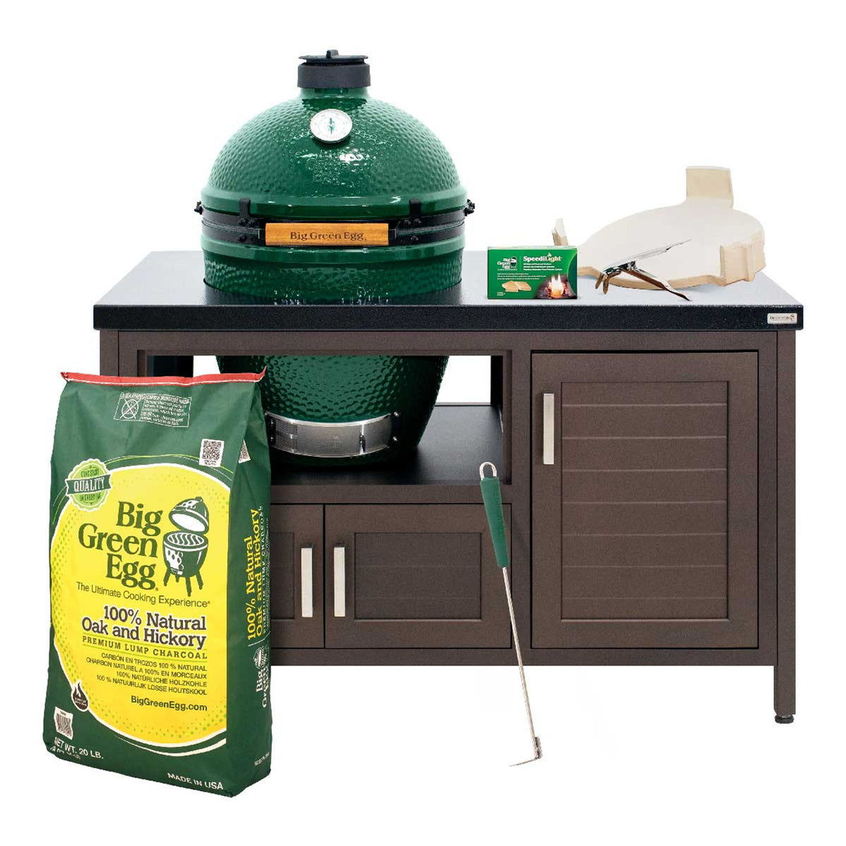 Large Big Green Egg in 53-inch Modern Farmhouse table Package – Steepleton